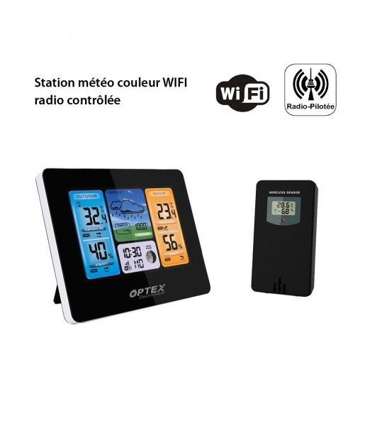 Station météo couleur WIFI radio contrôlée – Précision et confort