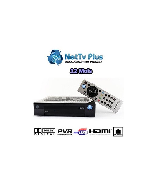 Abonnement Serbo-Croate HD IPTV - Net TV Plus - 170 Chaînes Serbe + 4 chaînes Croate - 12 mois