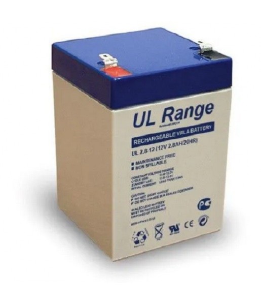 Batterie Plomb Étanche - Ultracell Ul2.8-12 - 12v 2.8ah
